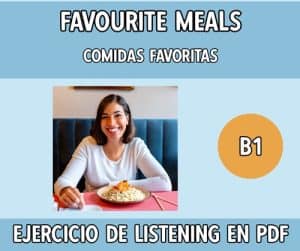 Listening en inglés de las comidas favoritas | Apuntes de inglés