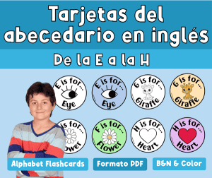 Tarjetas del abecedario en inglés para imprimir: de la I a la L ...